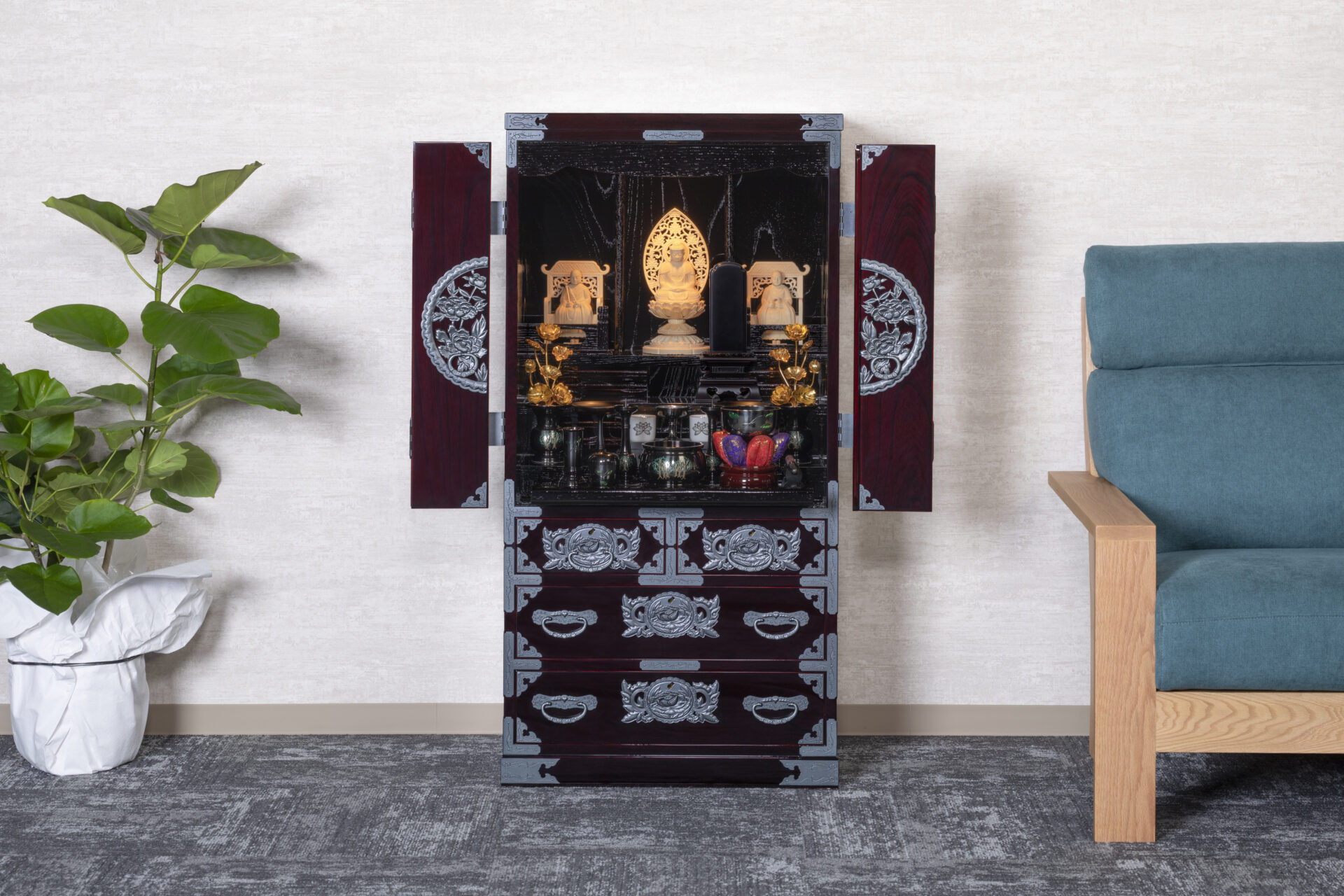 仏壇サイズ早わかりガイド｜初心者でもわかる選び方と設置のコツ | 仙台箪笥専門店 欅（けやき）産業株式会社